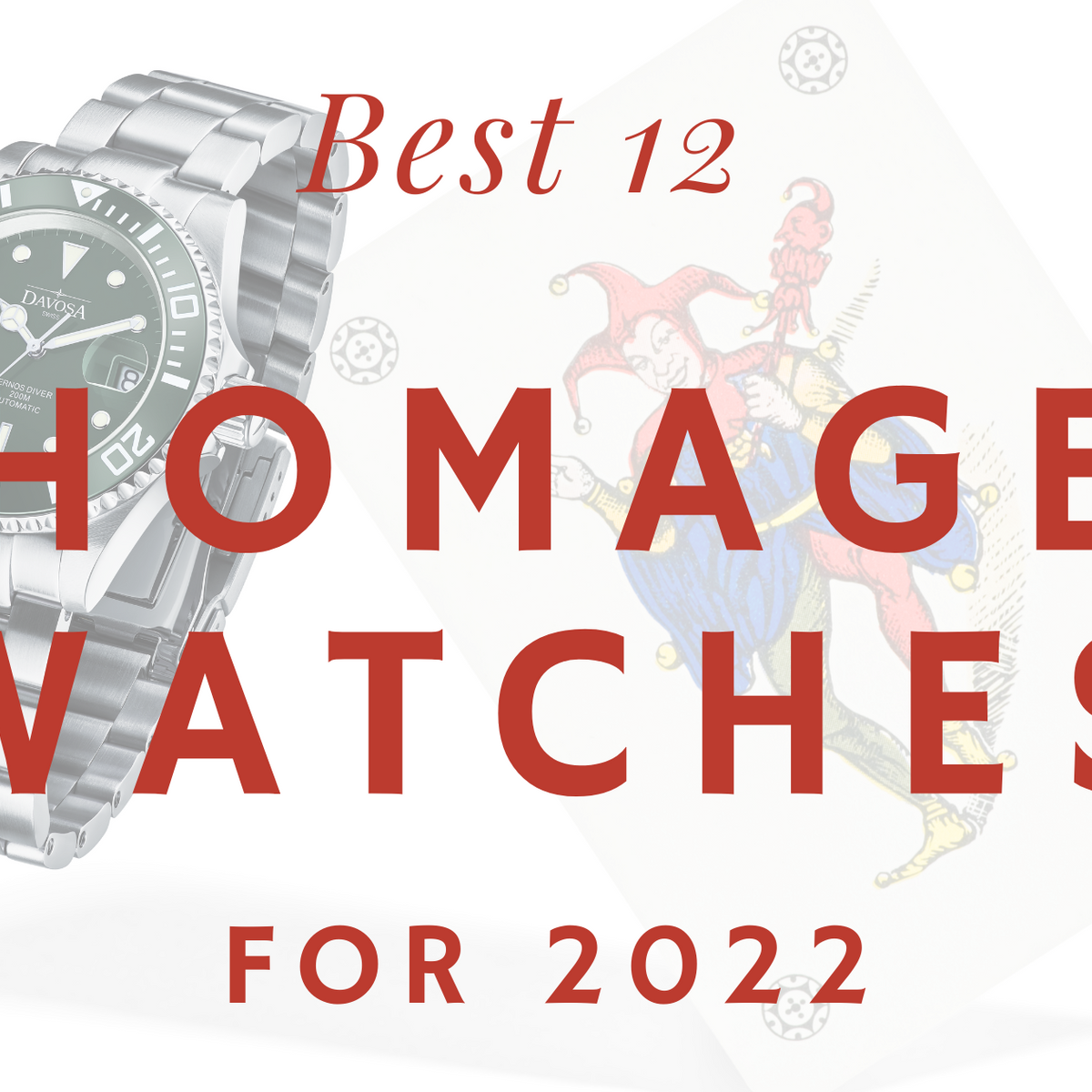 Best 12 Homage Watches for 2024 – Davosa USA